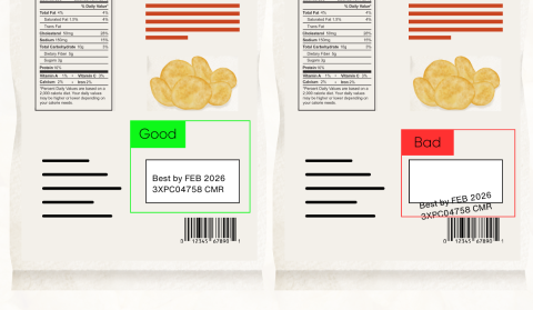 Food Date Label Monitoring - Clear Object
